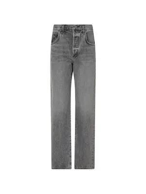 Citizens Of Humanity 90's French High-rise Straight-leg Jeans - Grey