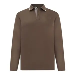 Paul & Shark Aqua Touch Cotton Polo Shirt With Shark Fin Embroidery - Falcon