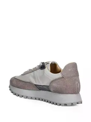 Novesta Marathon Runner S.trail Suede-panelled Sneakers - Grey