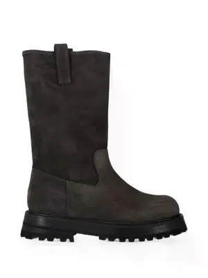 LA ROSE Suede Ankle Boots