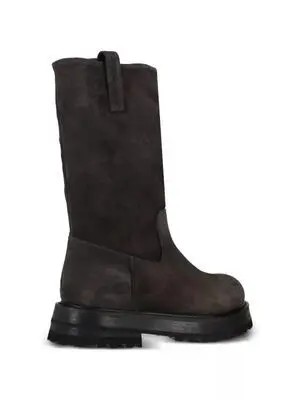 LA ROSE Suede Ankle Boots
