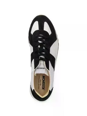 Novesta Suede-panelled Sneakers - White