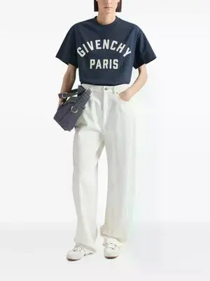 Givenchy Boxy Fit T-shirt In Cotton - Blue