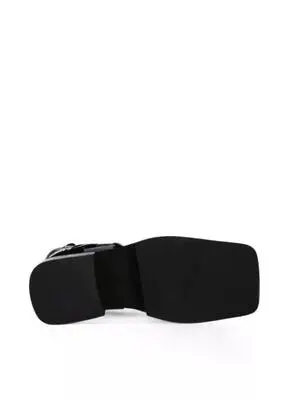 Jeffrey Campbell Stubborn Buckled Square-toe Boots
