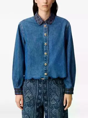 Claudie Pierlot Cotton Denim Shirt
