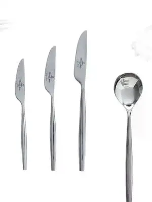 VILLEROY & BOCH Metrochic Cutlery Logo-print Set