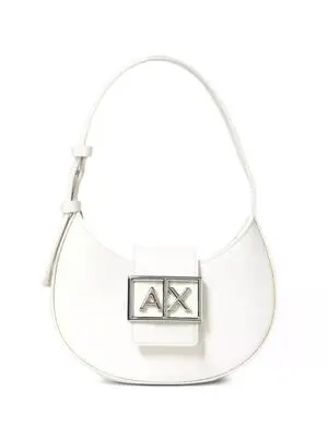 Armani Exchange Mini Logo-plaque Hobo Shoulder Bag