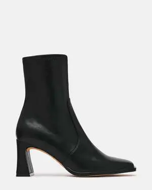 Steve Madden Haelyn Block Heel Booties - Black