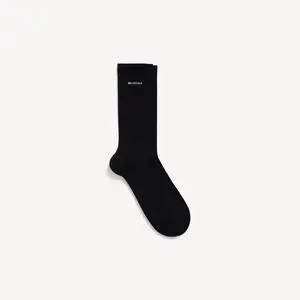Balenciaga Logo Socks - Black