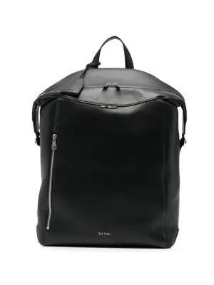 Paul Smith Duffle Backpack Bag - Black