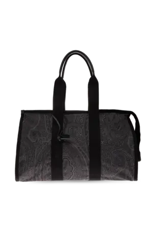 Etro Printed Holdall Bag - Grey