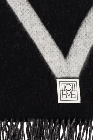 TOTEME Wool Scarf With Pattern