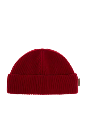 AMI Paris Wool Beanie With Sewn Logo