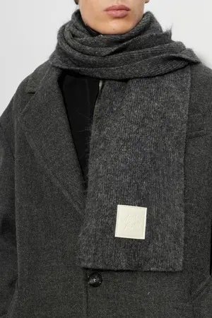 AMI Paris Scarf With Sewn Logo