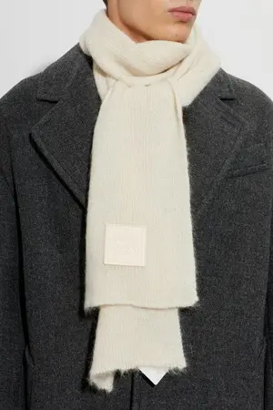 AMI Paris Scarf With Sewn-on Logo