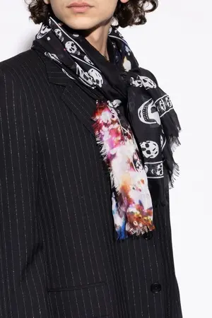 Alexander McQueen Scarf With A Distinctive Skull Motif