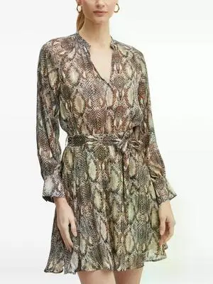 MORGAN Animal-print Mini Dress