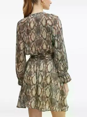 MORGAN Animal-print Mini Dress