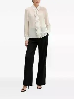 Sisley Ruffled Collared Blouse