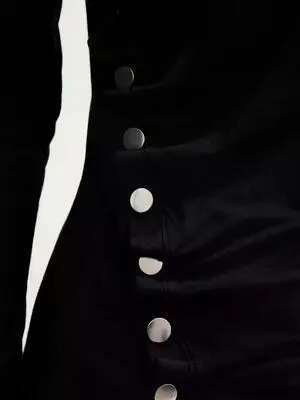 Sisley Button-embellished Long-sleeve T-shirt