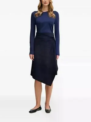 Sisley Button Wrap Midi Skirt