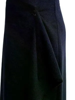 Sisley Button Wrap Midi Skirt