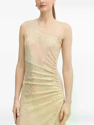 MORGAN One-shoulder Sequin-embellished Maxi Dress