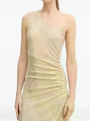 MORGAN One-shoulder Sequin-embellished Maxi Dress