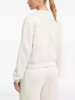Under Armour Icon Vida Logo-embroidery Crew-neck Sweatshirt - White