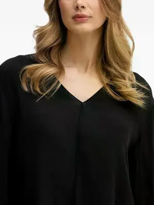 Sisley Long-sleeve V-neck T-blouse