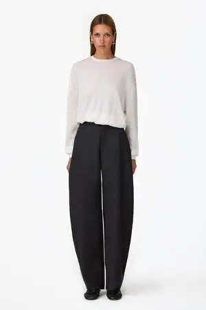 SAME Relaxed Cashmere Crewneck - Cream