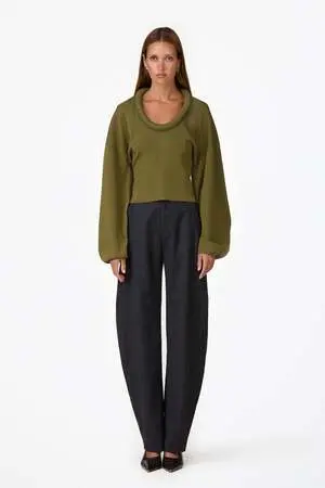 SAME Knit Barrel Sweater