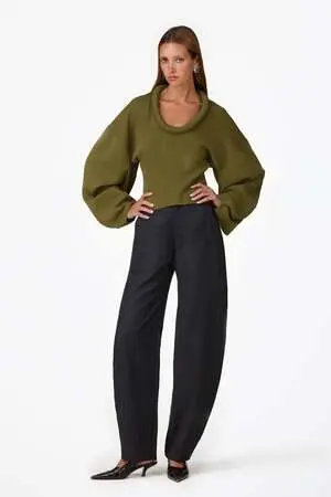 SAME Knit Barrel Sweater