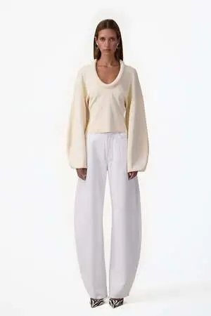 SAME Knit Barrel Sweater - Cream