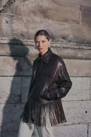SAME The Fringe Leather Jacket