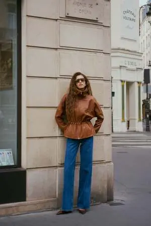 SAME The Leather Parka