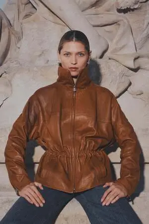 SAME The Leather Parka