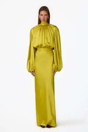 SAME Silk Maxi Skirt