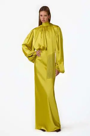 SAME Silk Maxi Skirt