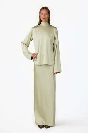 SAME Silk Maxi Skirt