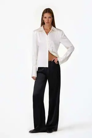 SAME Tailored Silk Blouse