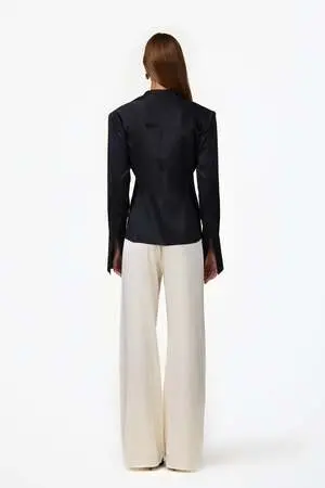 SAME Tailored Silk Blouse