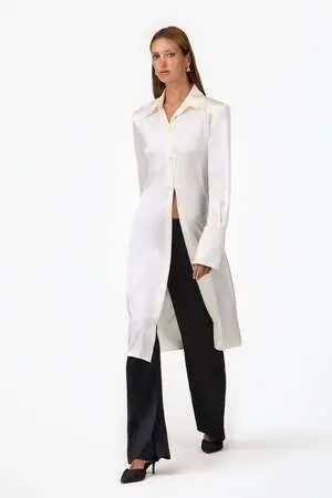 SAME Tailored Silk Duster