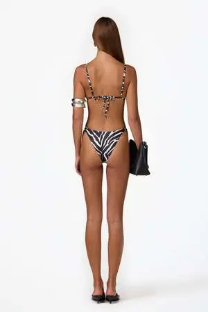 SAME Stone Strap Triangle Top