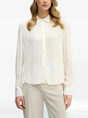 Sisley Ruched Shirt - Neutrals