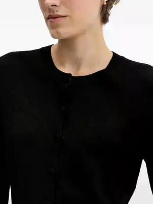 Sisley Crew-neck Knitted Cardigan