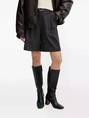 Sisley Pinstripe Shorts - Grey