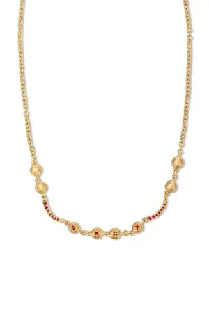 ELOISE JEWELRY Arch Necklace Fire Element Ruby