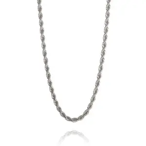 Lucky Brand Stainless Steel Chain Necklace For