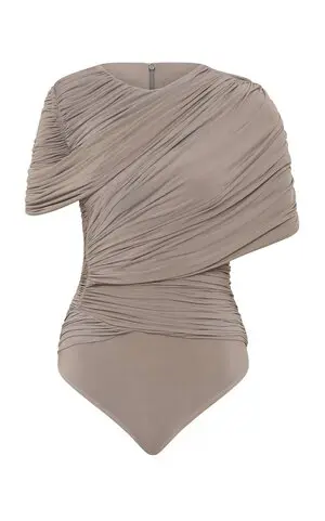 Rachel Gilbert Cyan Bodysuit - Taupe